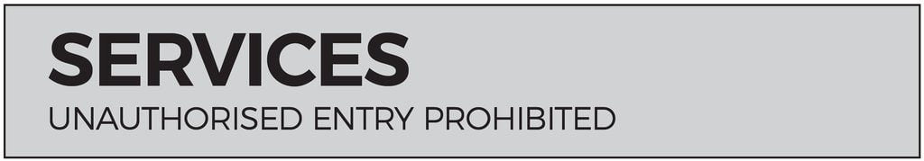 STAFF ONLY SIGN – STATUTORY SIGNS