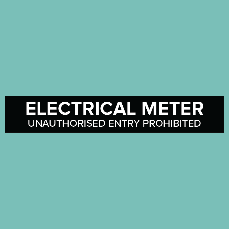 Electrical Meter Sign - STATUTORY SIGNS