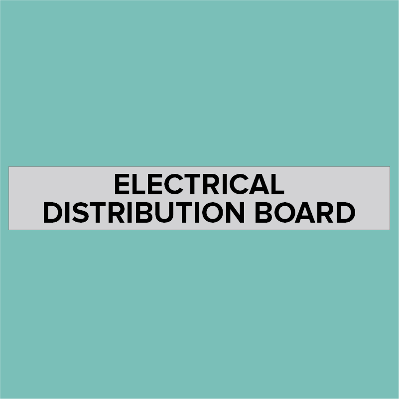 Electrical Distribution Board - Statutory Signs