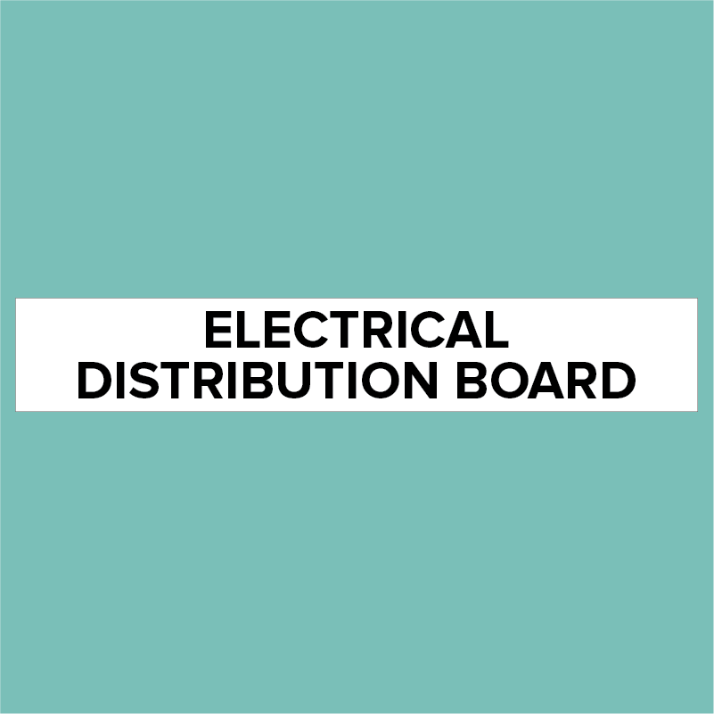 Electrical Distribution Board - STATUTORY SIGNS