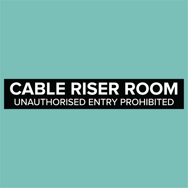 Cable Riser Room Sign - Statutory Signs