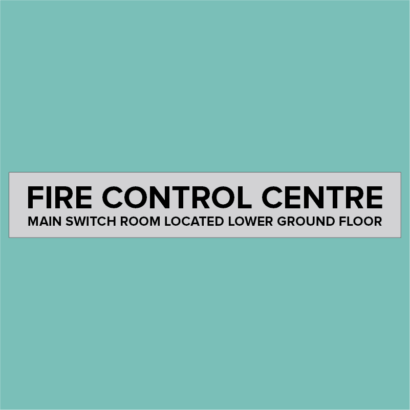 Fire Control Centre | Authorised Personnel Only - STATUTORY SIGNS