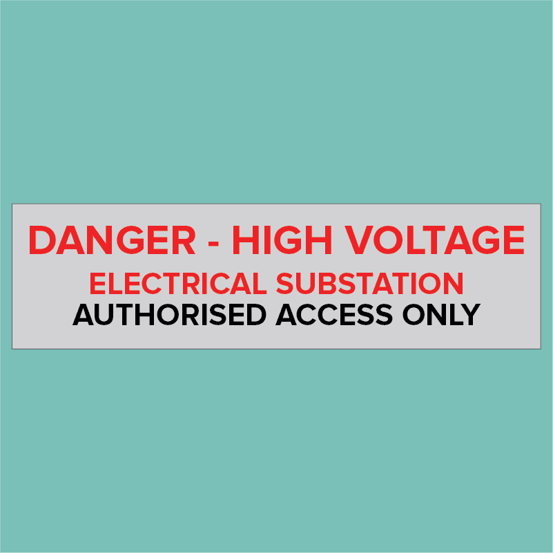 Danger - High Voltage | Electrical Substation | Authorised Access Only ...