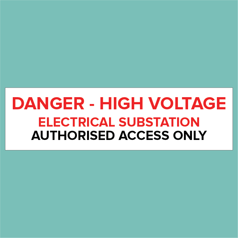 Danger - High Voltage | Electrical Substation | Authorised Access Only ...
