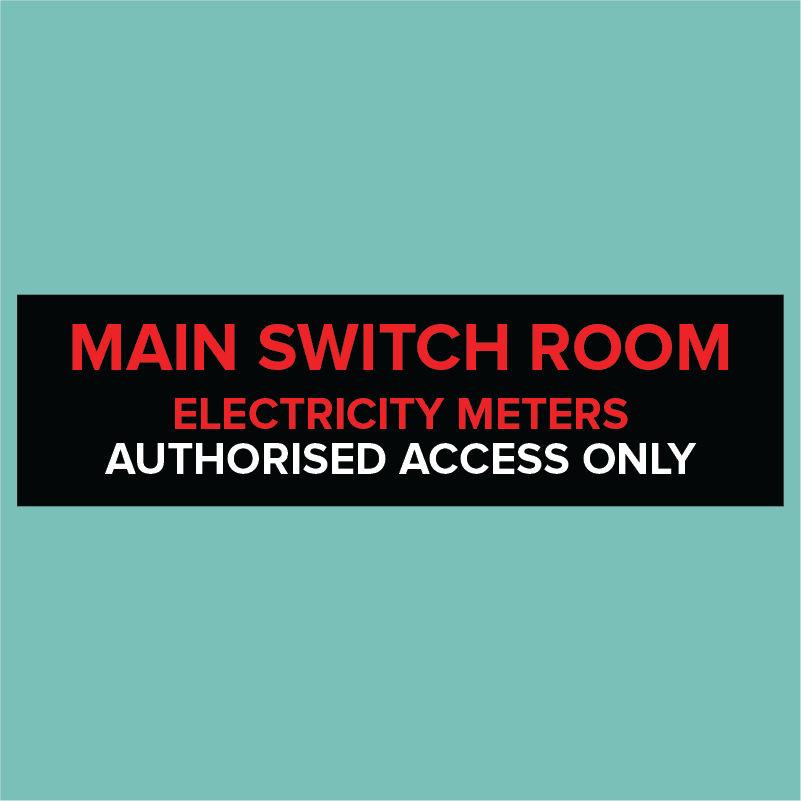 Main Switch Room | Electricity Meters | Authorised Access Only ...