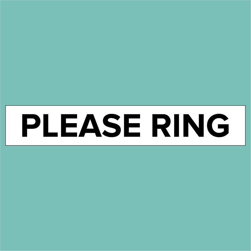 Door Signs - Please Ring - Statutory Signs