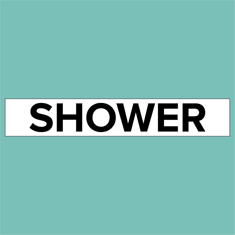 Door Signs - Shower - Statutory Signs