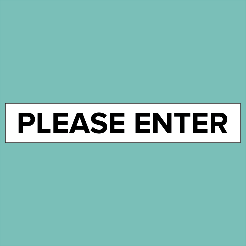 Door Signs -Please Enter - Statutory Signs