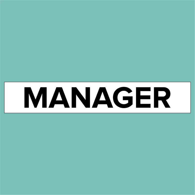 Door Signs - Manager - Statutory Signs