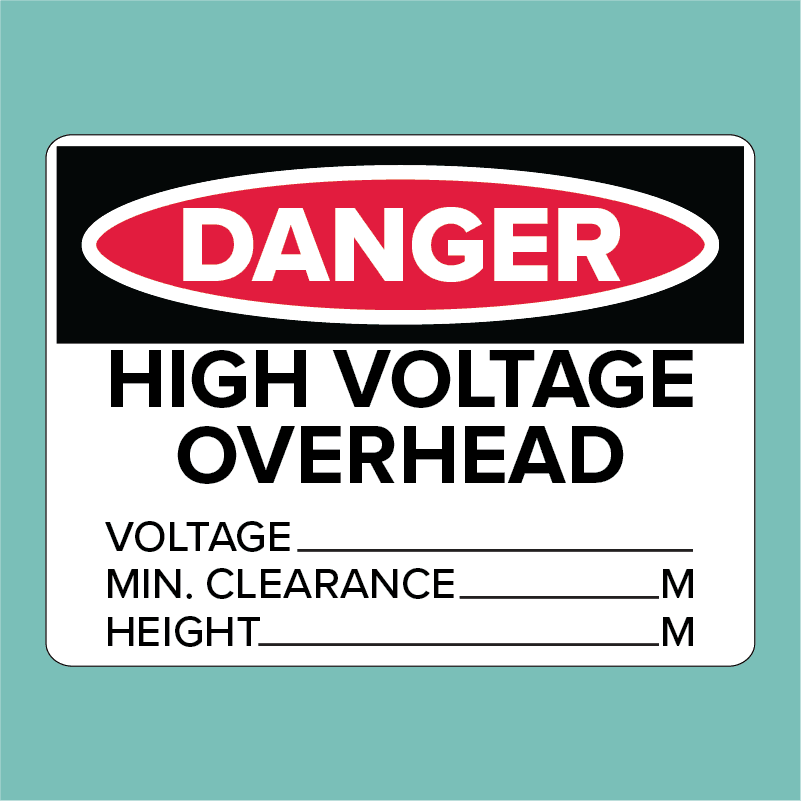 Danger Signs - High Voltage Overhead / Custom - Statutory Signs